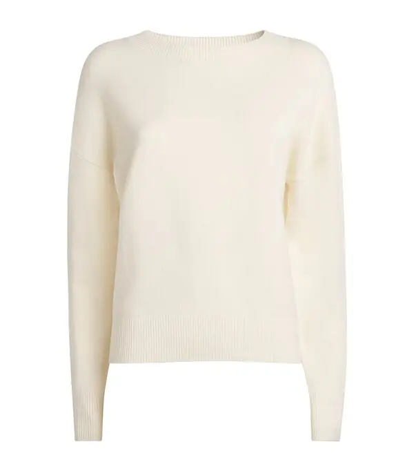 YVES SALOMON Wool-blend Round Neck Sweater
