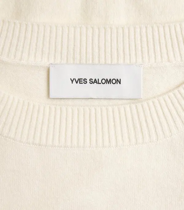 YVES SALOMON Wool-blend Round Neck Sweater