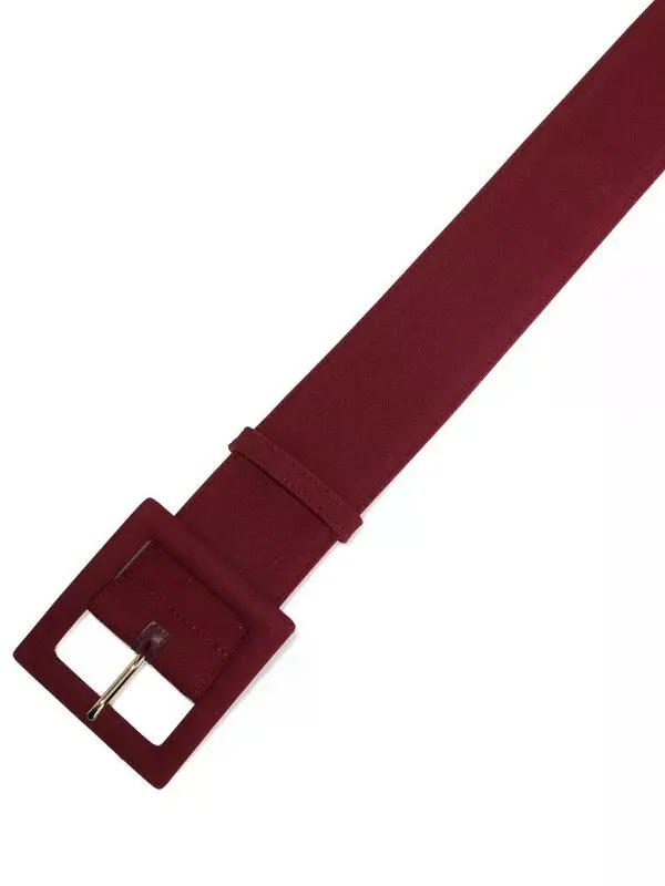 Carolina Herrera Faille Icon Belt - Red