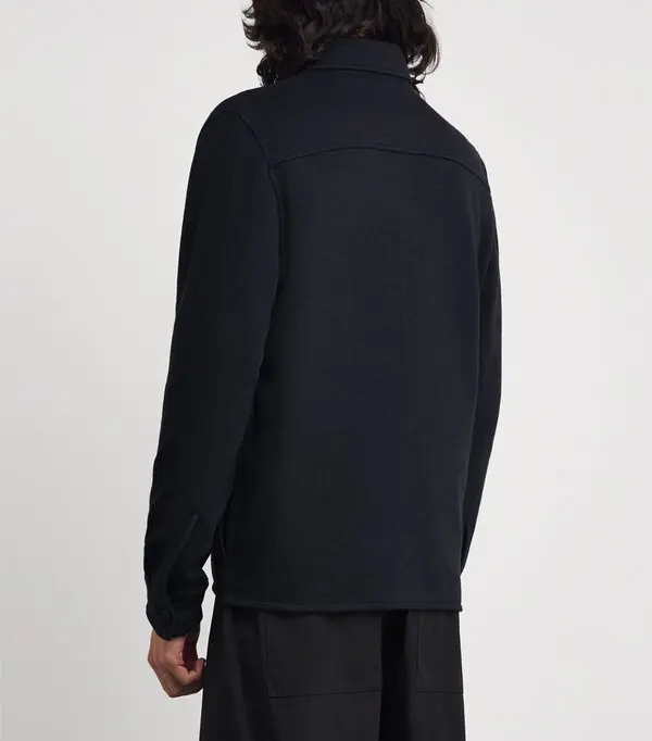 Vince Stretch Cotton-tencel Overshirt