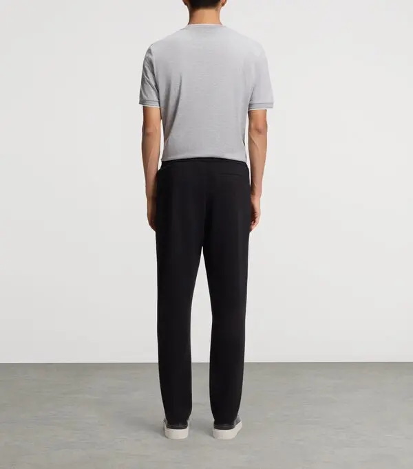 BOSS Cotton-wool-blend Straight Sweatpants