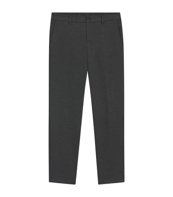 BOSS Performance-stretch Slim-fit Trousers - Silver