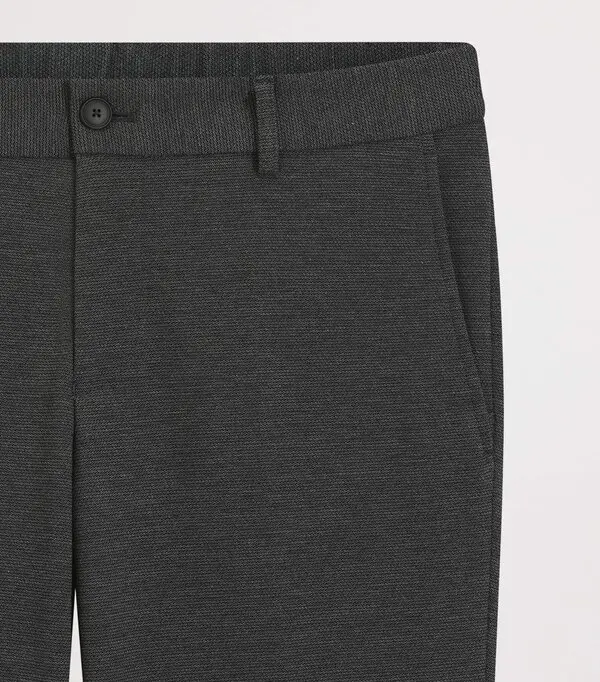 BOSS Performance-stretch Slim-fit Trousers - Silver