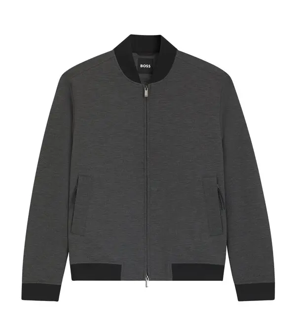 BOSS Piqué Slim Fit Jacket