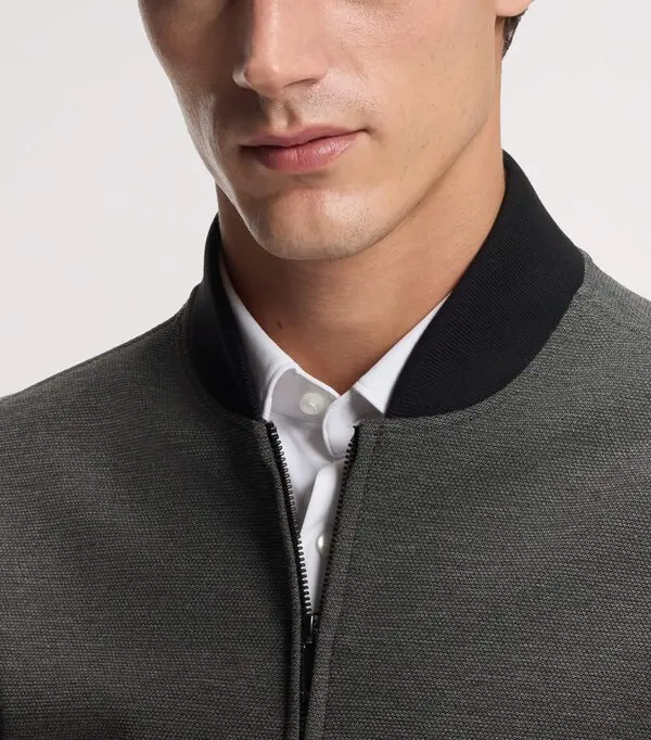 BOSS Piqué Slim Fit Jacket