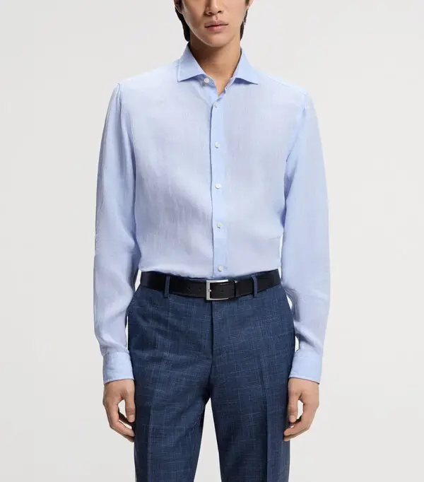 BOSS Linen Regular-fit Shirt