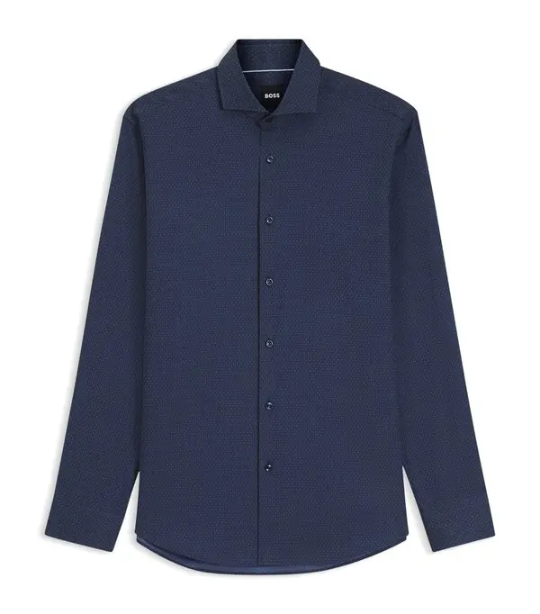 BOSS Cotton Polka-dot Shirt