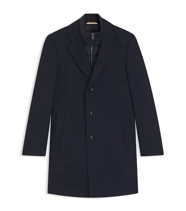 BOSS Cotton-blend Padded-liner Coat