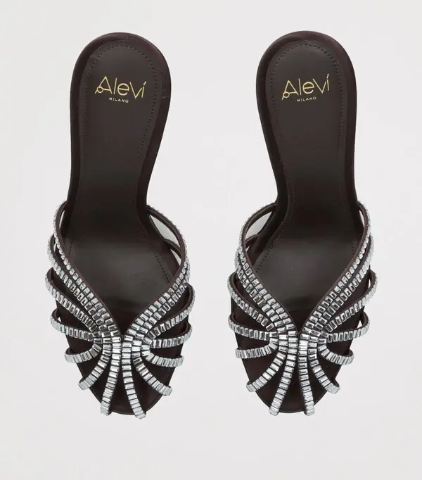 ALEVI MILANO Emily Xtal Embellished Stiletto Sandals