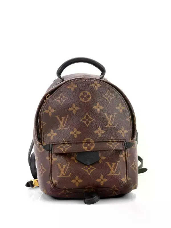 LOUIS VUITTON Palm Springs Monogram Canvas Mini Backpack - Brown