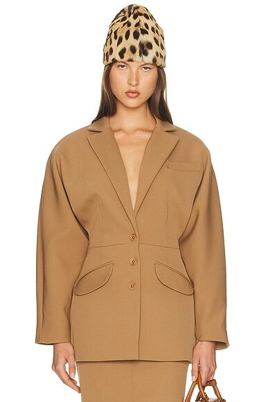 HELSA Dolman Blazer - Camel