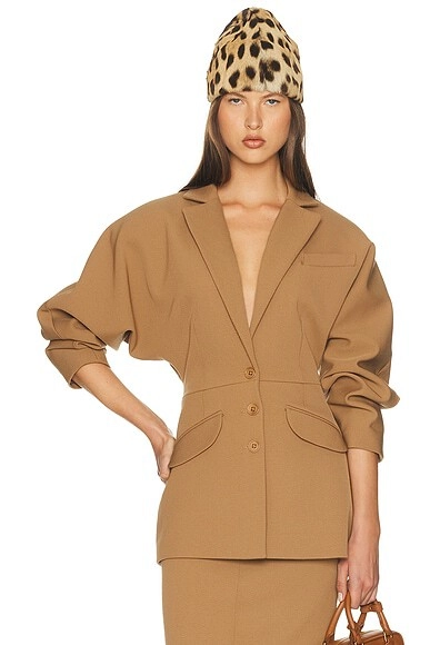 HELSA Vintage Dolman Blazer - Camel
