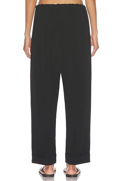 THE ROW Delano Pant - Black