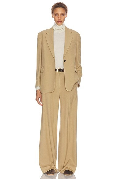 THE ROW Nabari Cashmere Turtleneck Top - Ivory