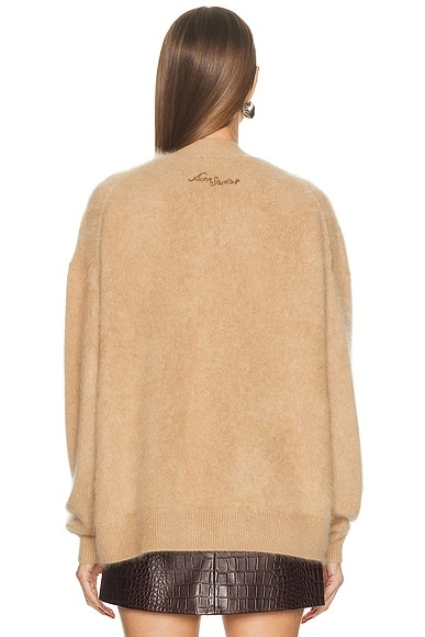 Acne Studios Plush Cardigan - Light Brown