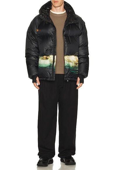 Undercover Drowned Martyr 2d Nylon Fiber Puffer Jacket