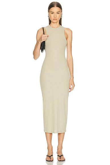 Wardrobe.NYC Racer Midi Dress - Ash