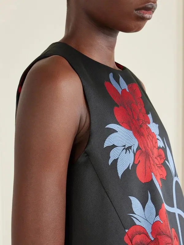 La DoubleJ La Scala Floral Jacquard Sleeveless Top