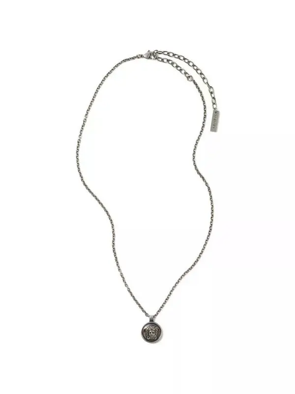 Versace Medusa Pendant Necklace - Silver