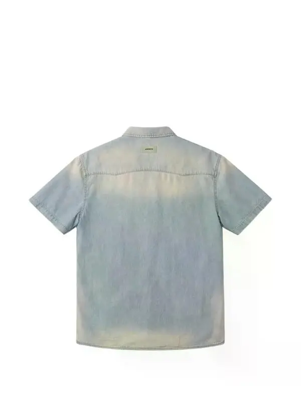 A PAPER KID Denim Short-sleeve Shirt