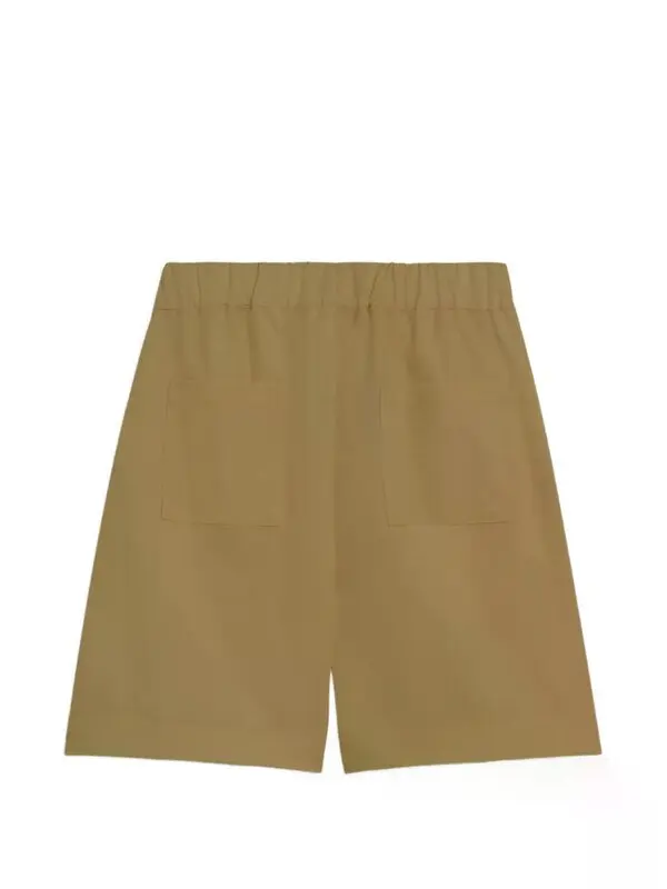 A PAPER KID Elasticated Wool Bermuda Shorts