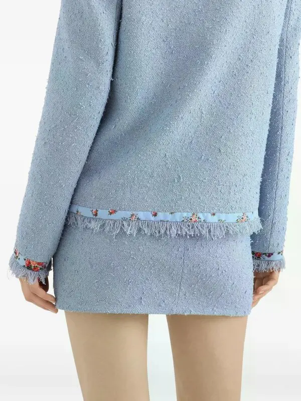 Dolce & Gabbana Floral-trim Jacket