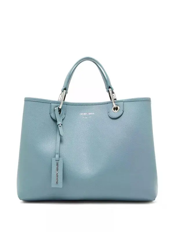 Emporio Armani Medium Myea Tote Bag - Blue
