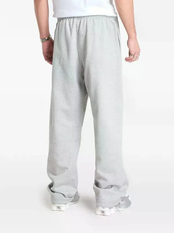 Nike Solo Swoosh Open-hem Track Pants - Grey