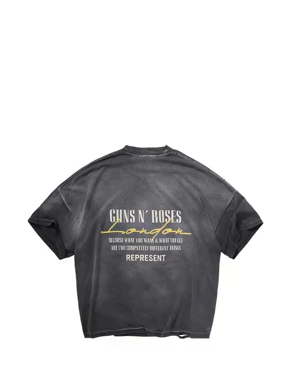 REPRESENT Guns N' Roses Cross Graphic T-shirt