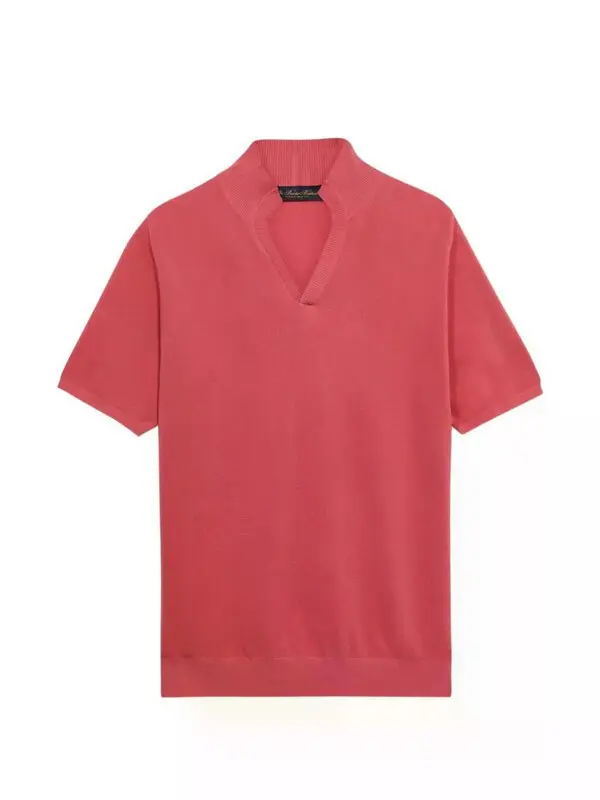 Brooks Brothers Open-collar Piqué Top