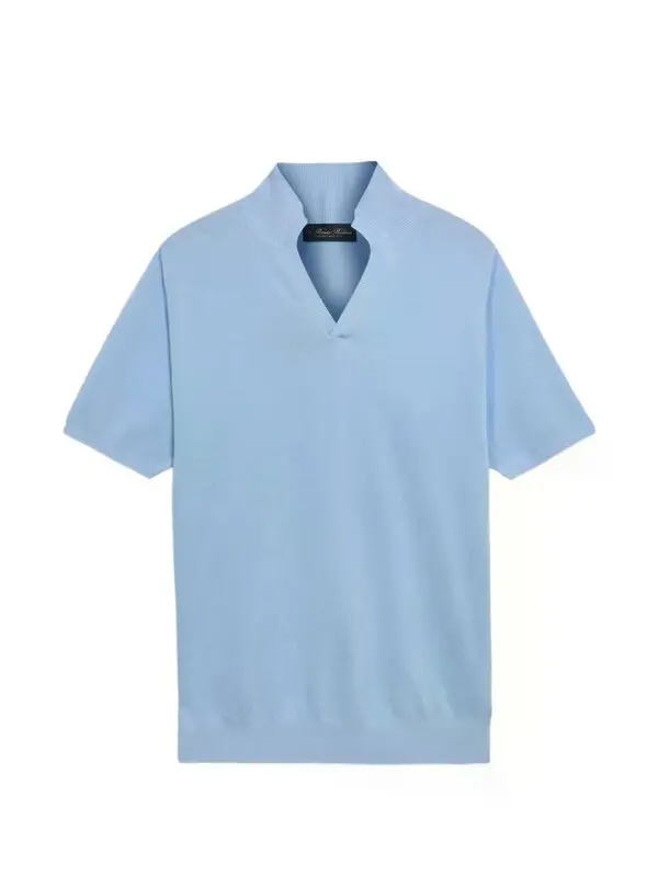 Brooks Brothers Open-collar Piqué Top