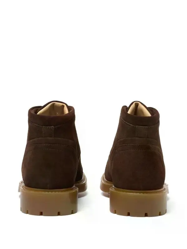 SCAROSSO Gino Suede Lace Up Boots