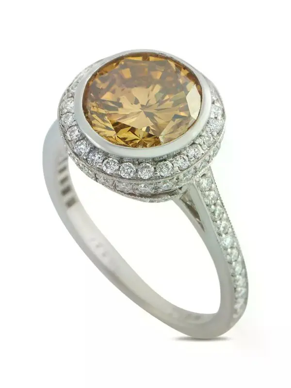 LB EXCLUSIVE Diamond Round Ring - Silver