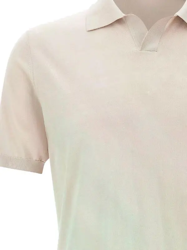 KANGRA Ribbed V-neck T-shirt