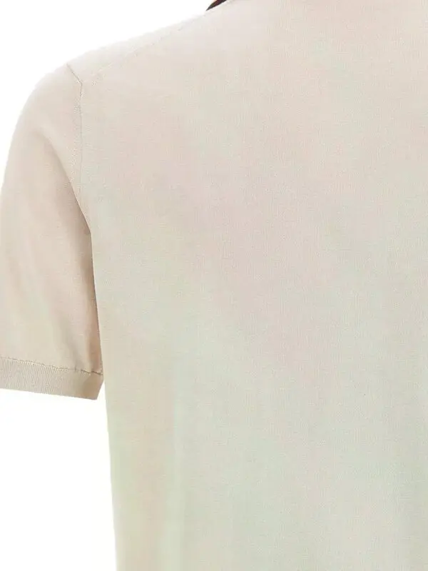 KANGRA Ribbed V-neck T-shirt