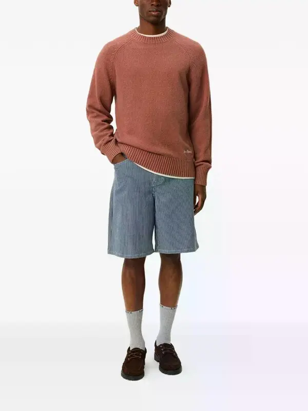 LES DEUX Brad Round-neck Sweater - Red