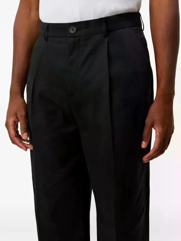 LES DEUX Reece Pleated Twill Trousers
