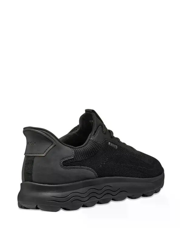 Geox Spherica Plus Textured Lace-up Sneakers