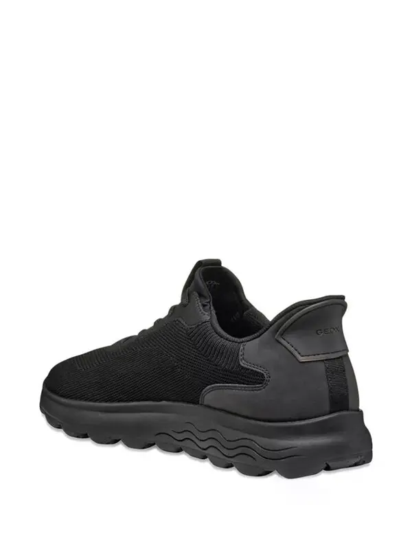 Geox Spherica Plus Textured Lace-up Sneakers