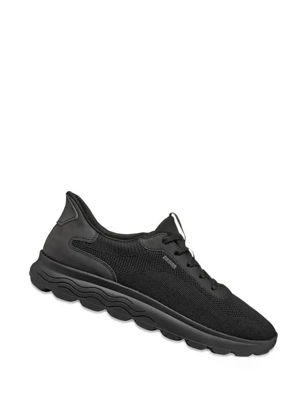 Geox Spherica Plus Textured Lace-up Sneakers