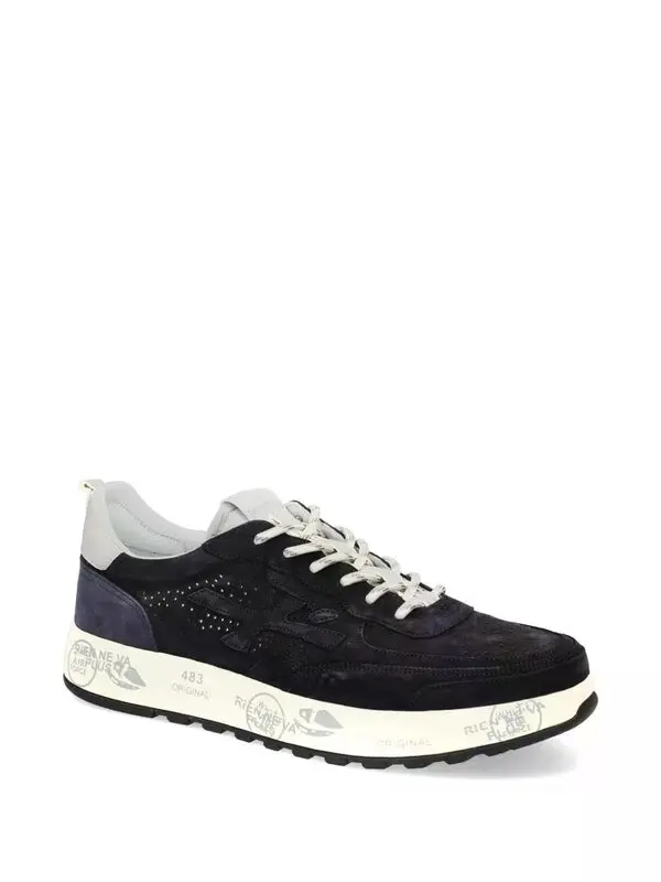Premiata Nous Perforated Sneakers - Blue