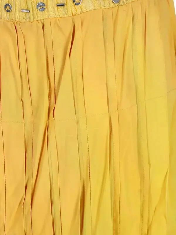 Fendi Pleated Midi Skirt
