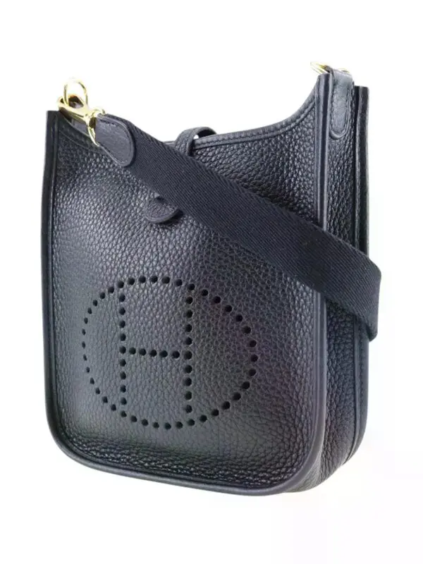 Hermès Clemence Evelyne Tpm Crossbody Bag - Black