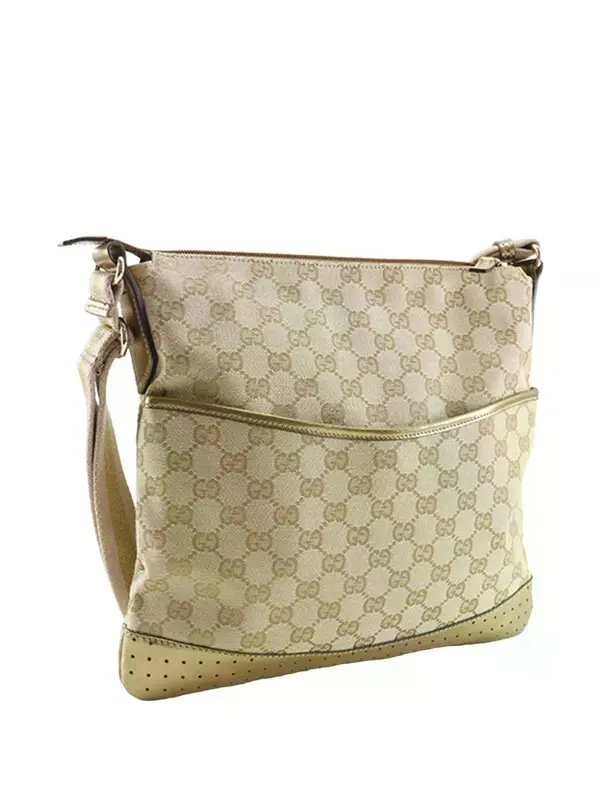 Gucci Gg Canvas Web Crossbody Bag