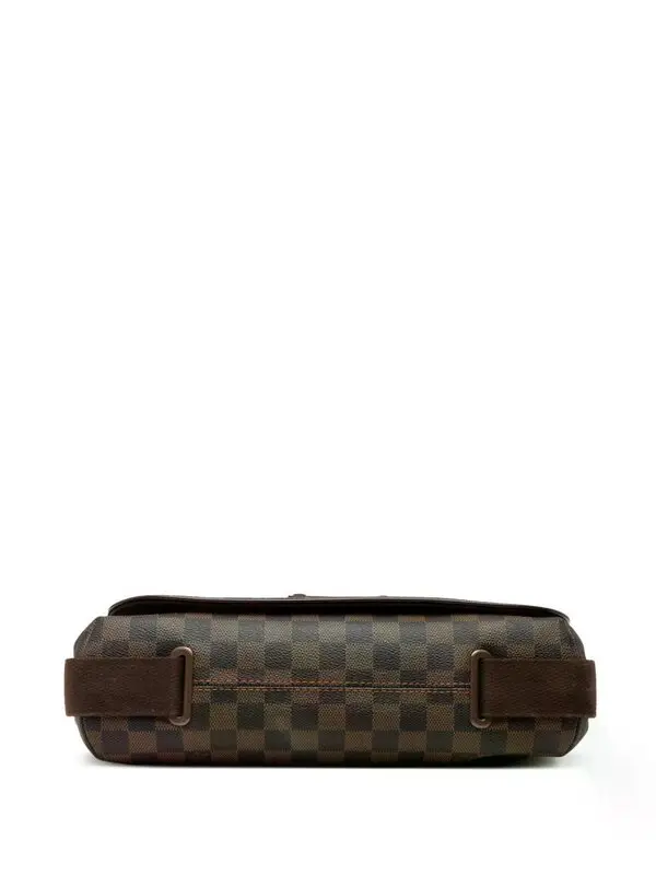 LOUIS VUITTON Damier Ebene Brooklyn Mm Crossbody Bag