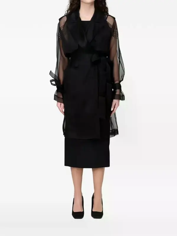 Pinko Sheer Trench Coat