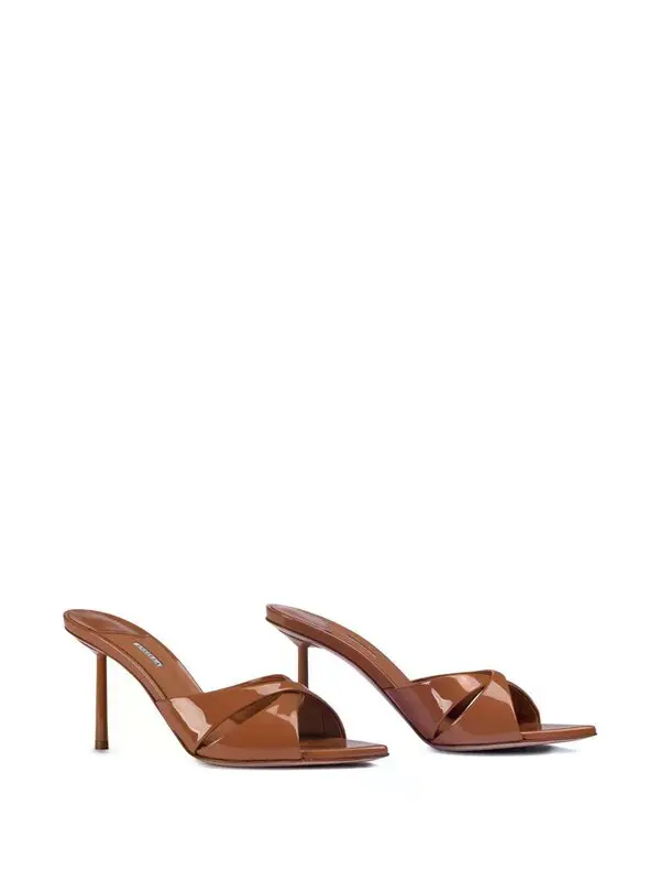 LE SILLA 80mm Shirley Mules - Brown
