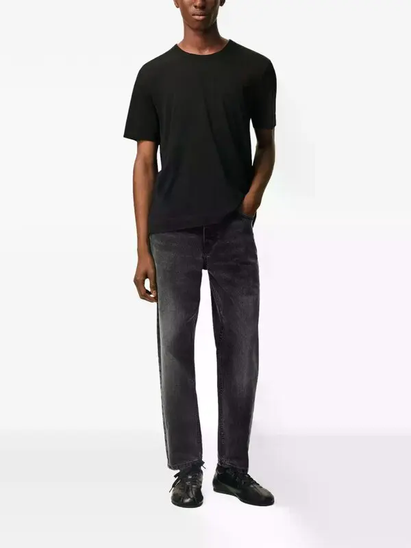 AMI Paris Cotton Tapered Fit Jeans - Grey