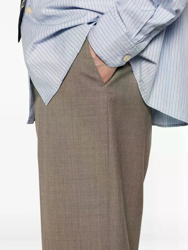 Moschino Textured Wool Trousers