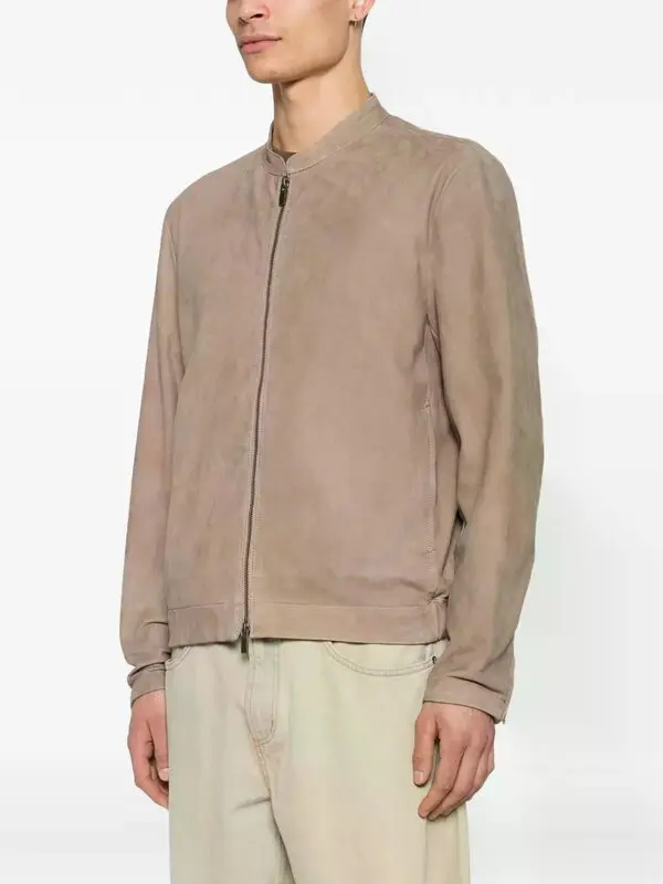 SALVATORE SANTORO Zip Collarless Jacket